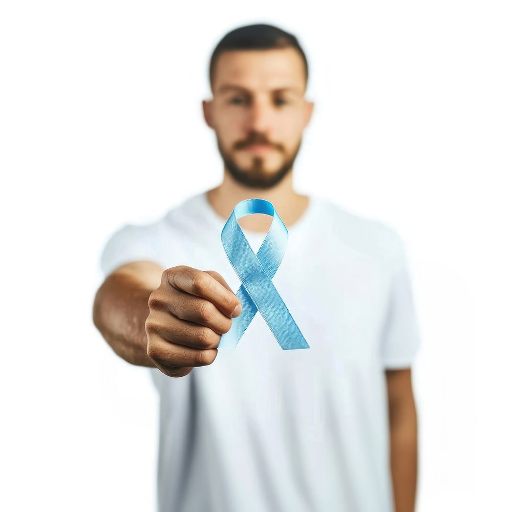 Real man health ribbon cancer. | Free Photo - rawpixel