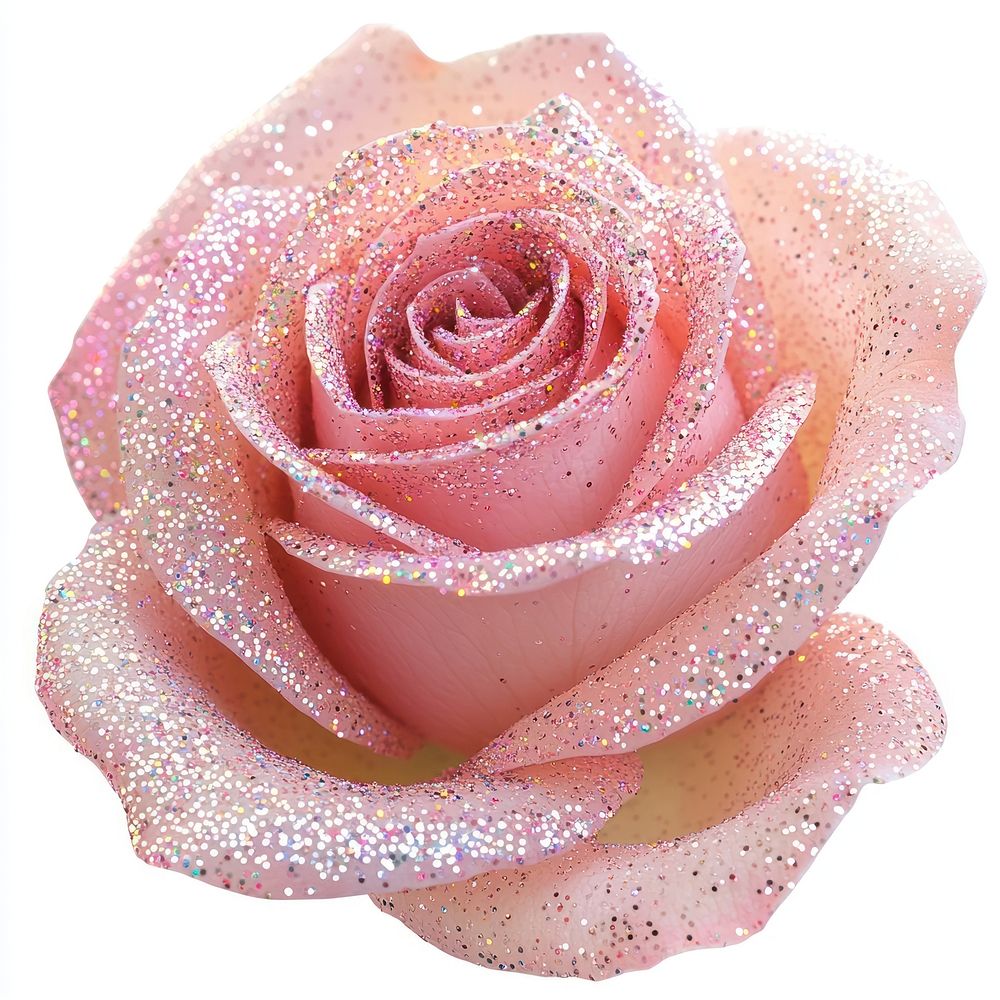 Pink rose glitter petals flower | Free Photo - rawpixel