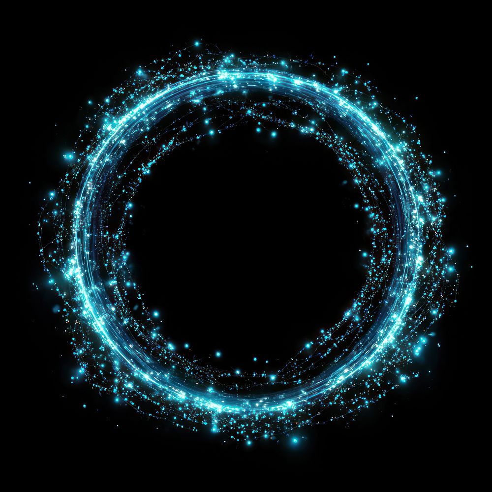 Neon orbit frame glowing light | Free Photo - rawpixel