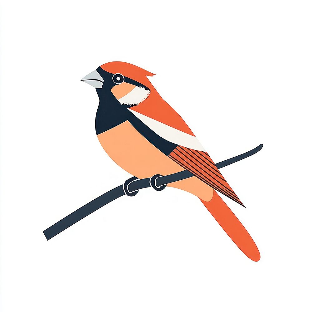 Ruby Red Cardinal Perched illustration | Free Photo Illustration - rawpixel Ruby Red Cardinal Perched illustration | Free Photo Illustration - rawpixel