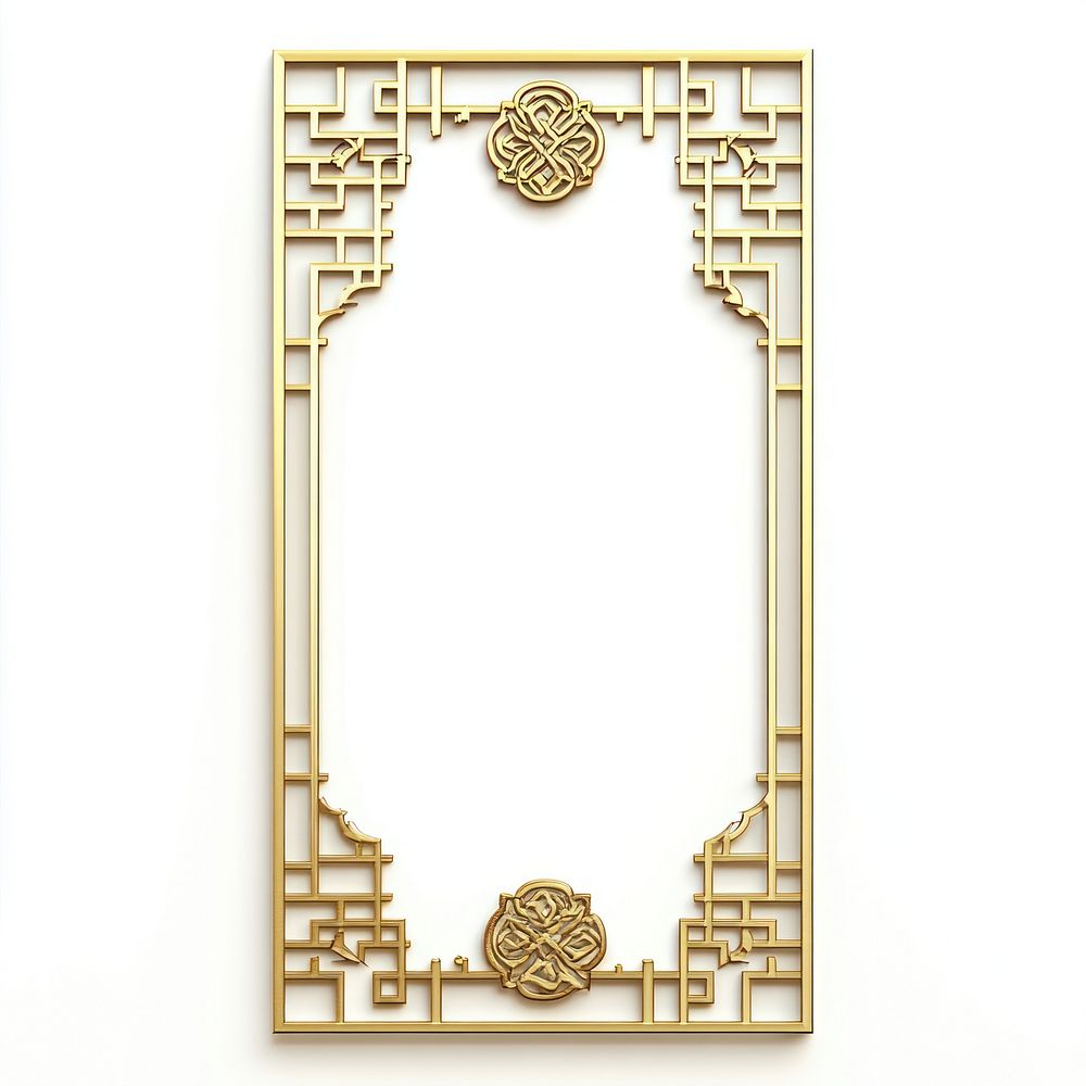 Gold Vertical chinese frame rectangular | Free Photo - rawpixel