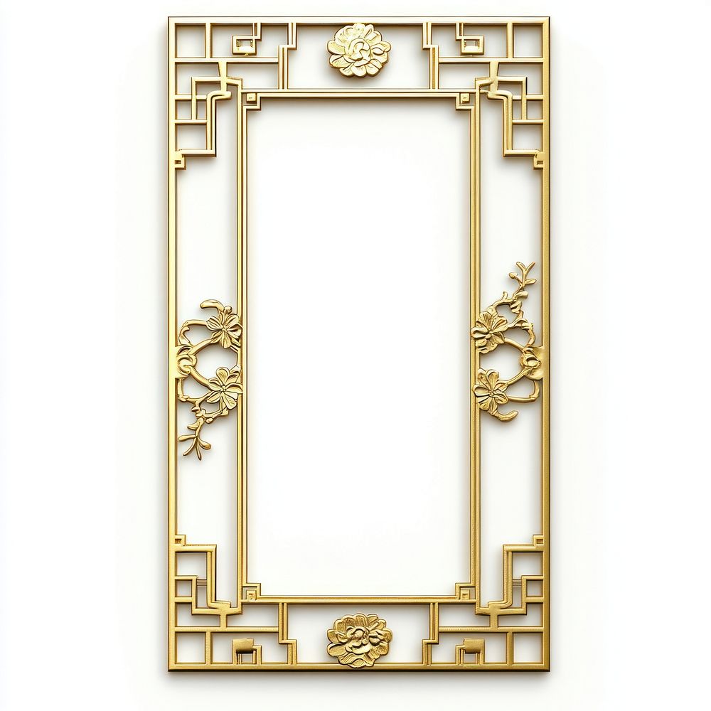 Gold Vertical chinese frame photo | Free Photo - rawpixel