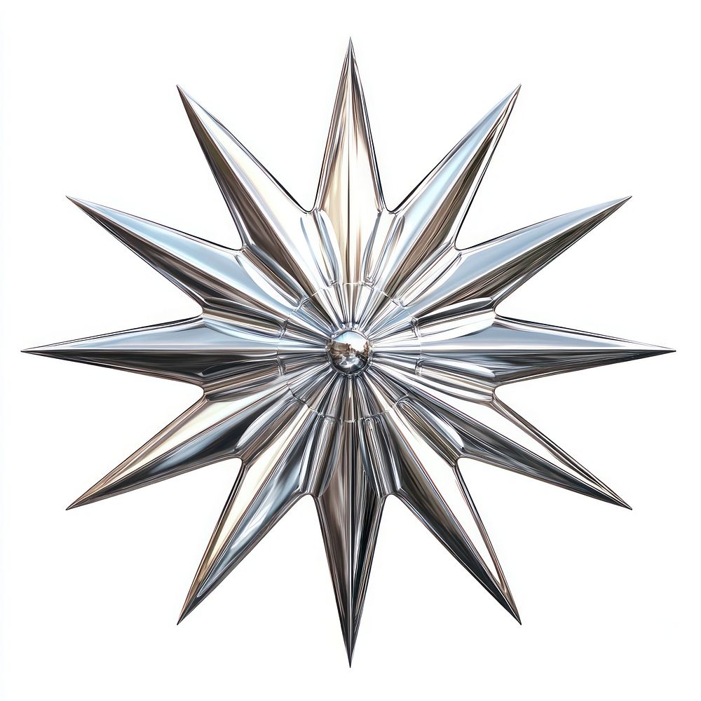 Symmetrical starburst alternating chrome rays | Free Photo Illustration ...