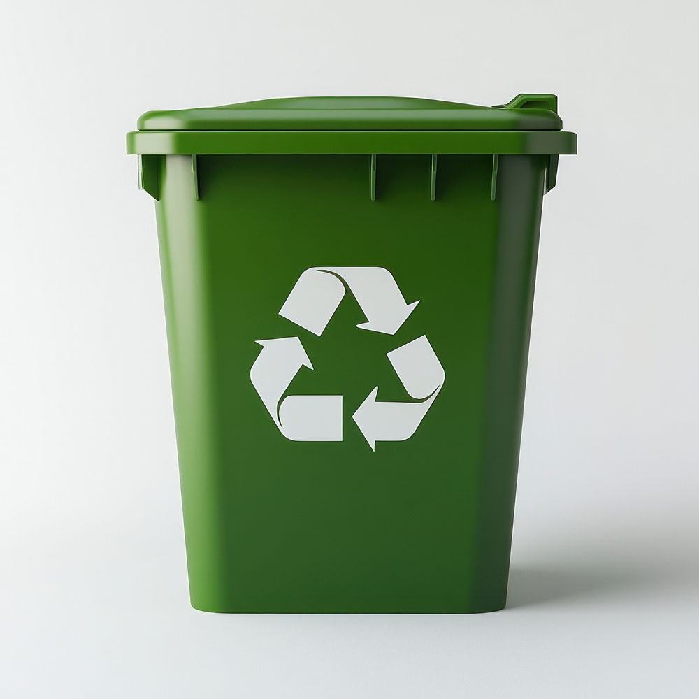 Recycling symbol green bin sustainability. | Free Photo - rawpixel