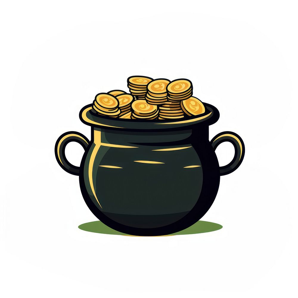 Black pot gold illustration ammunition | Free Photo Illustration - rawpixel