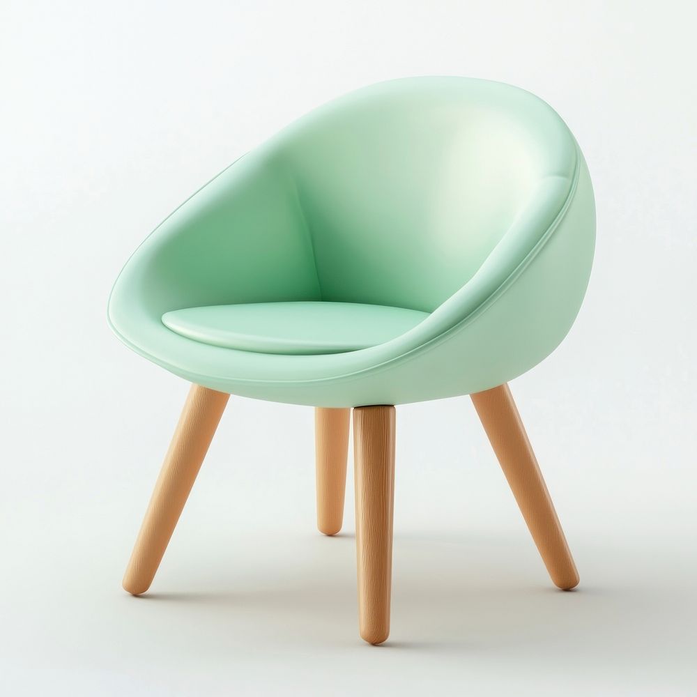 Mint green chair furniture contemporary | Free Photo - rawpixel