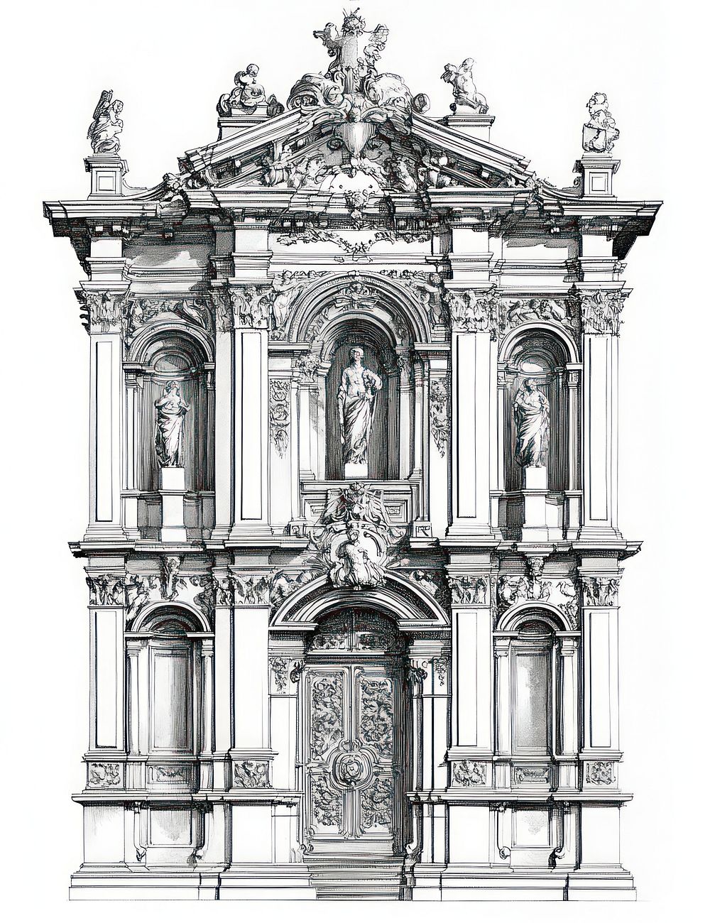 Renaissance architecture art architectural building. | Free Photo ...