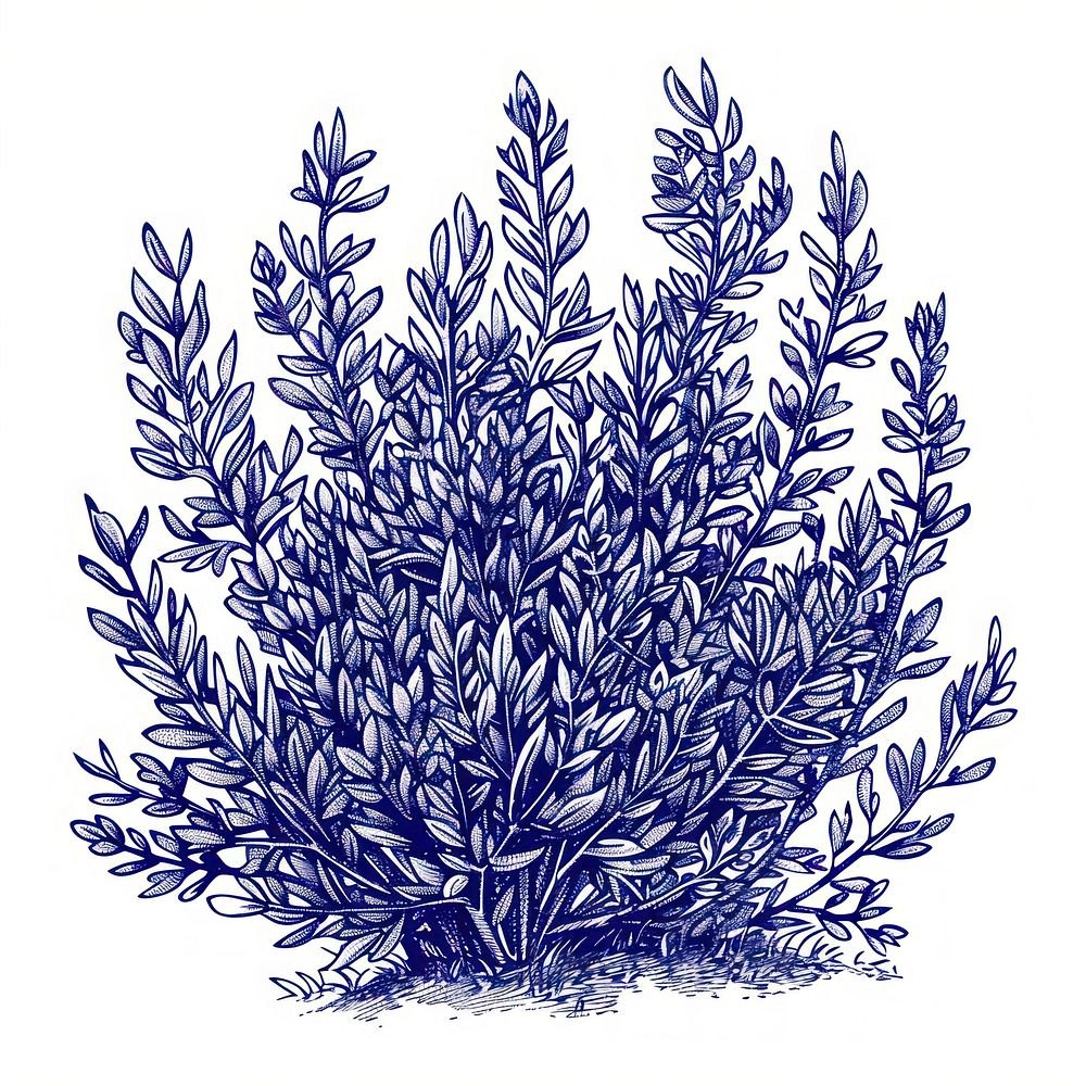Hand drawn bush drawing sketch | Free Photo Illustration - rawpixel