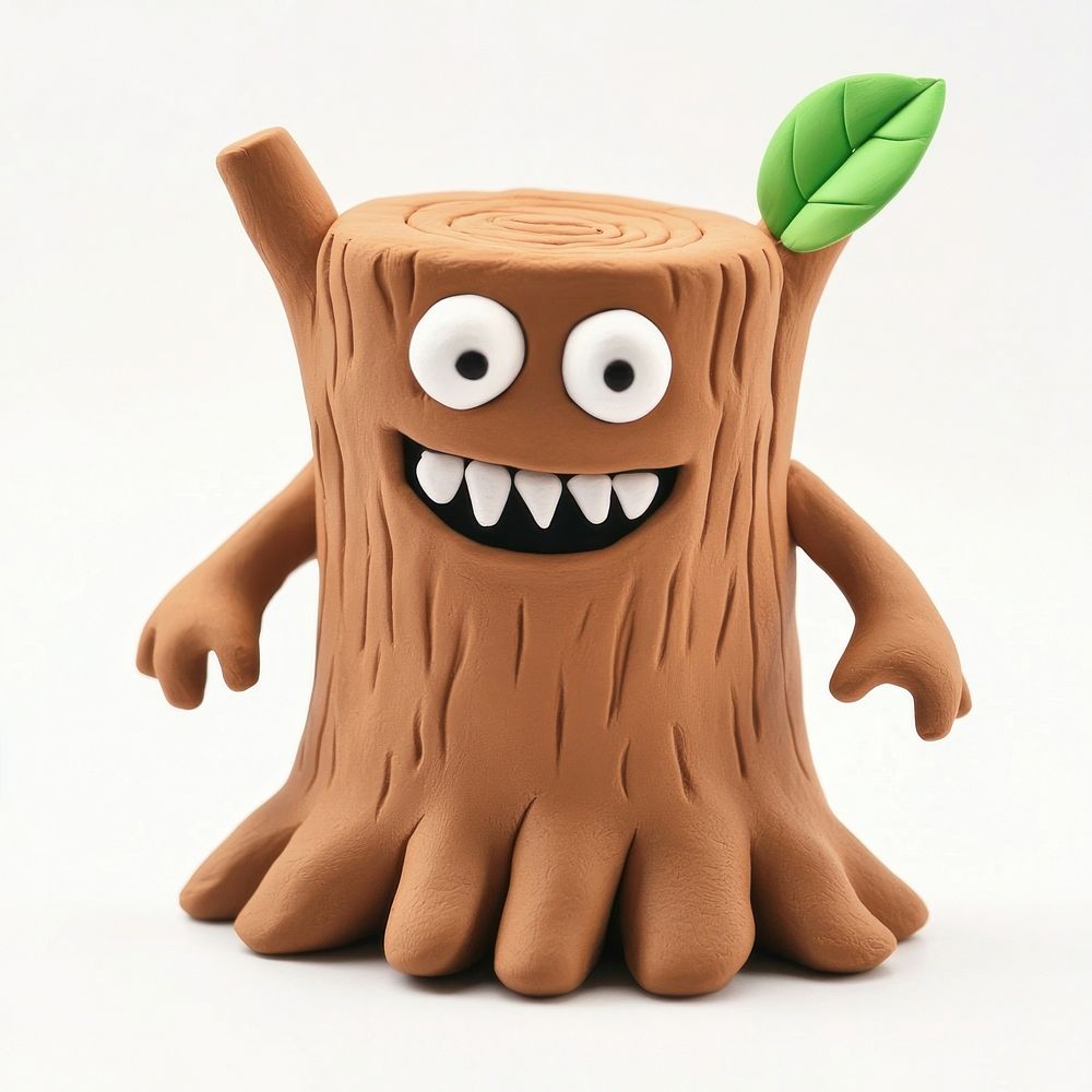 Monster tree stump green. | Free Photo Illustration - rawpixel