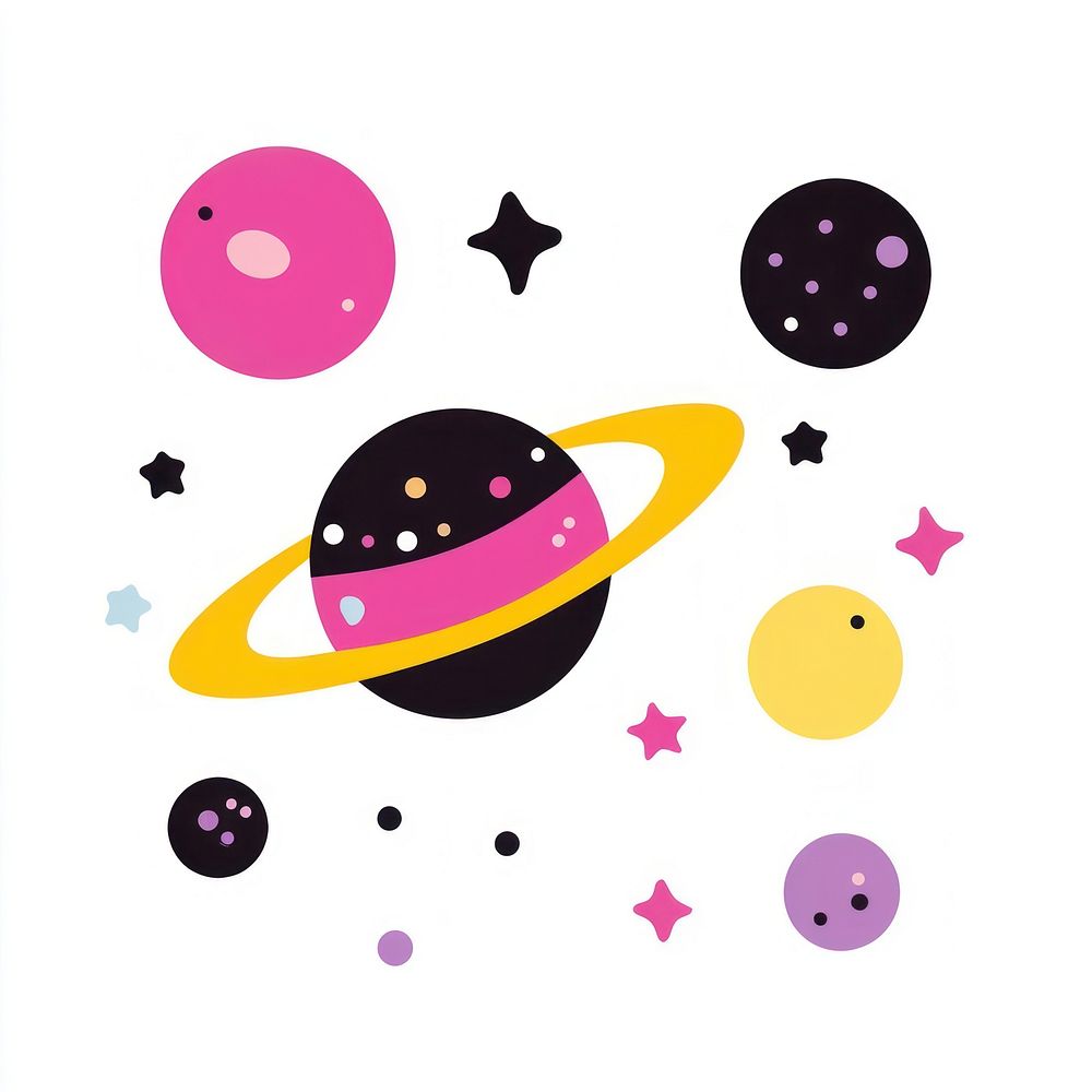 group planet illustration planets purple. | Free Photo Illustration ...