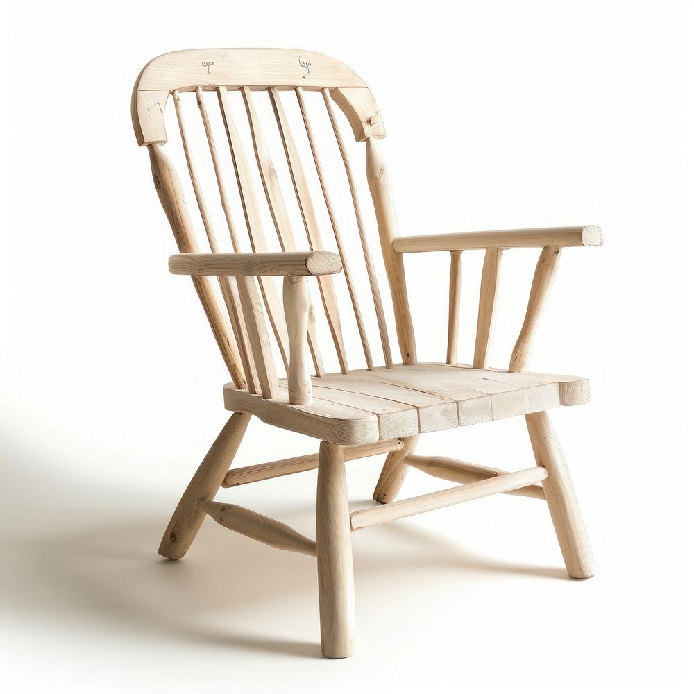 Cottagecore wooden chair furniture armchair | Free Photo - rawpixel