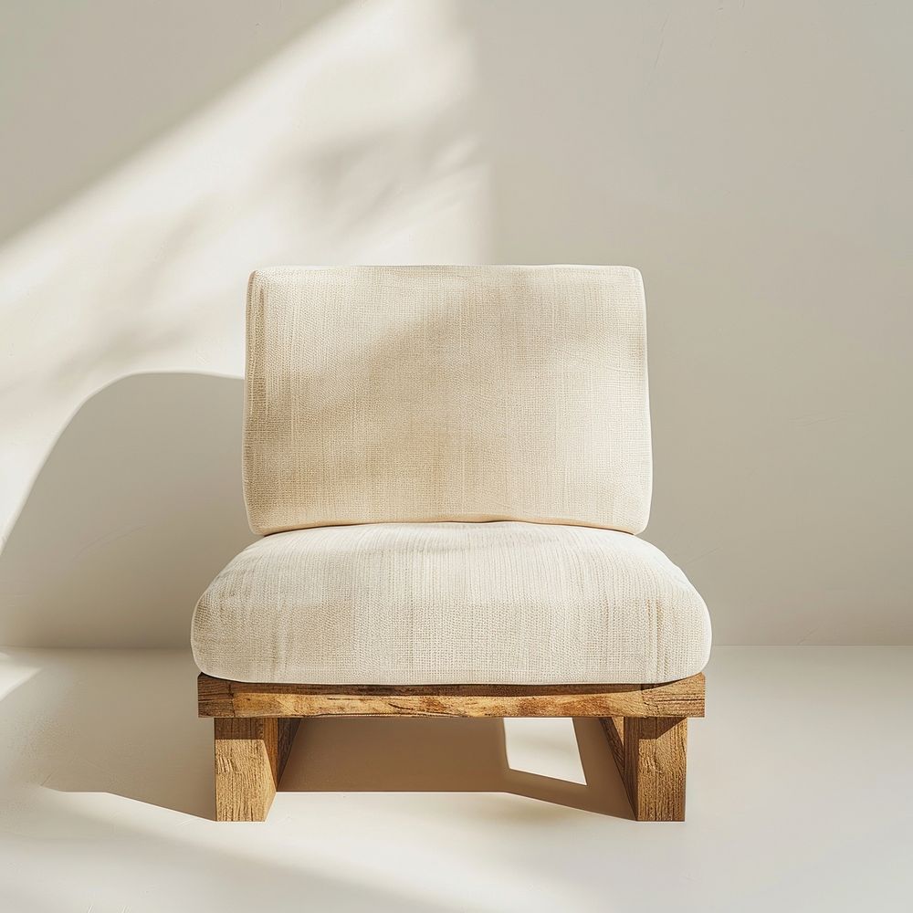 Cottagecore wooden chair furniture beige | Free Photo - rawpixel