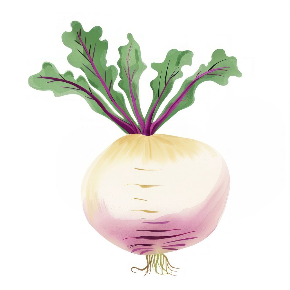 Turnip illustration full body vegetable | Free Photo Illustration ...