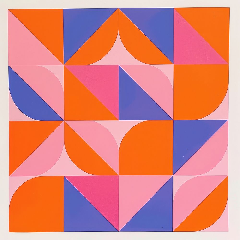 Blue and orange obtuse triangle | Free Photo Illustration - rawpixel