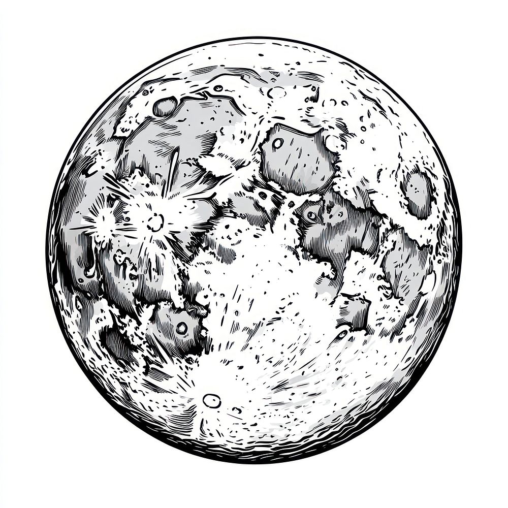 Moon art astronomy space. | Free Photo Illustration - rawpixel