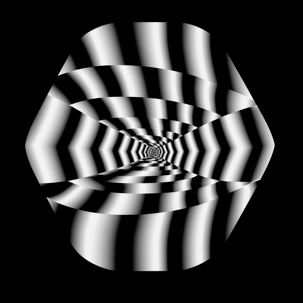 Optical Illusion 2d geometric element | Free Photo Illustration - rawpixel