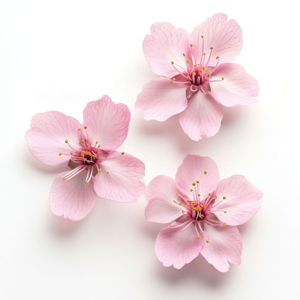 Sakura flowers blossoms petals arrangement. | Free Photo - rawpixel