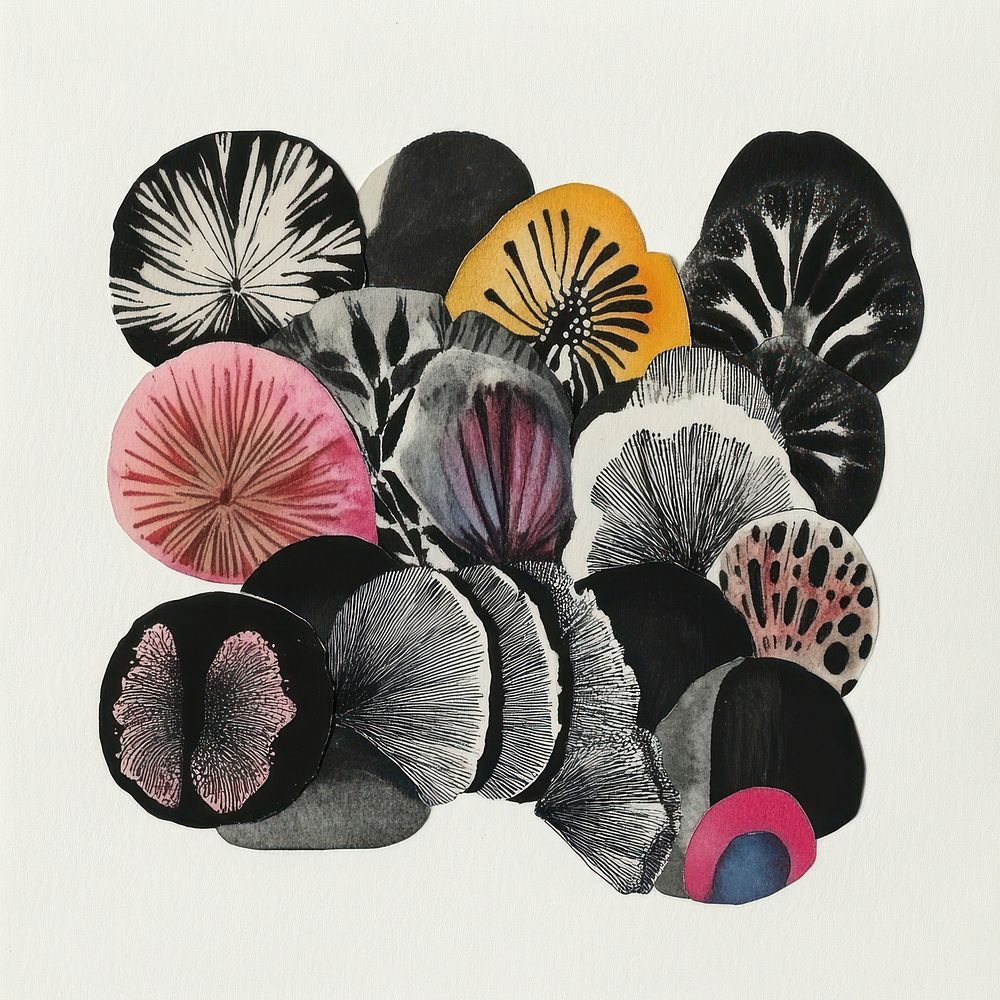 Colorful abstract collage art. | Free Photo Illustration - rawpixel