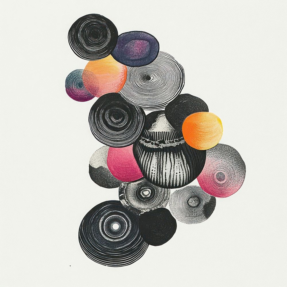 Colorful collage art illustration. | Free Photo Illustration - rawpixel