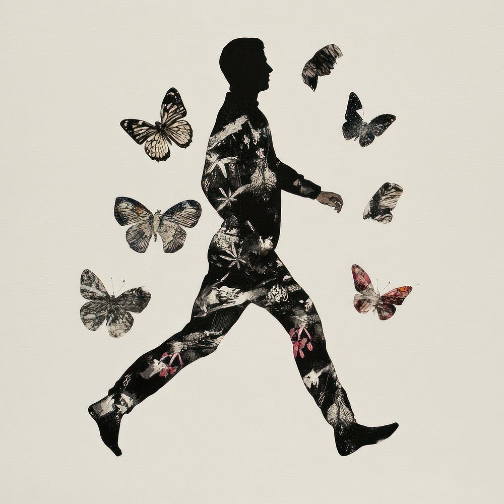 Freedom silhouette collage art. | Free Photo Illustration - rawpixel