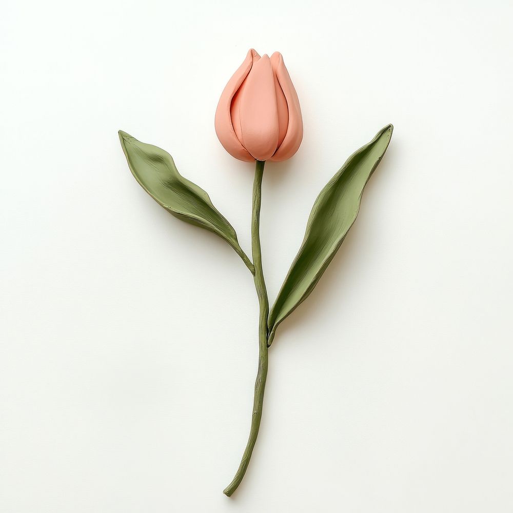 Tulip flower clay handcrafted. | Free Photo - rawpixel