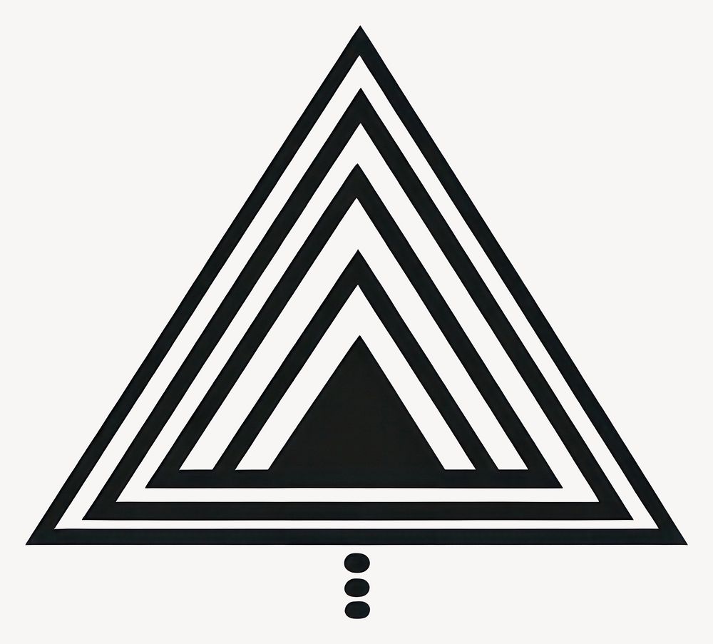 Abstract geometric triangle shapes illustration | Free Vector - rawpixel