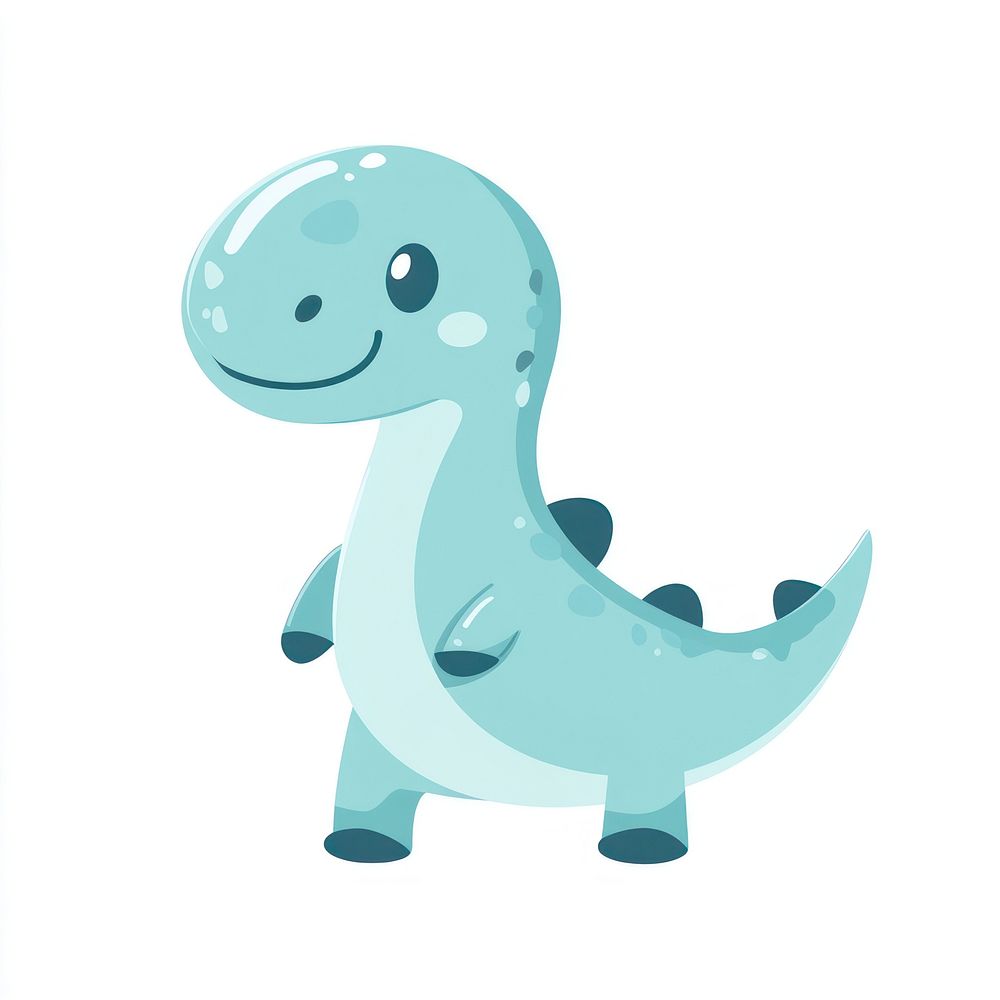 Dinosaur art illustration turquoise. | Free Photo Illustration - rawpixel