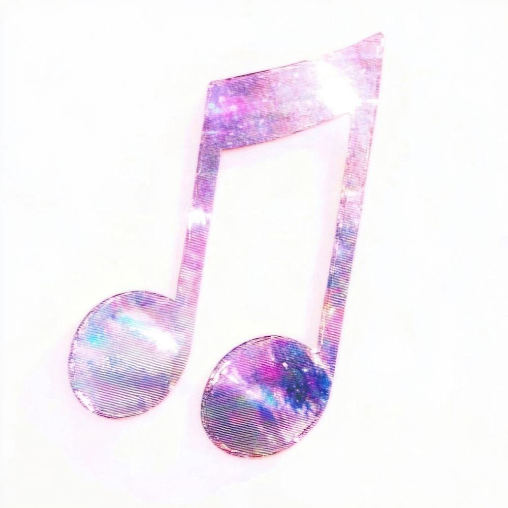 Music note illustration accessories holographic | Free Photo ...