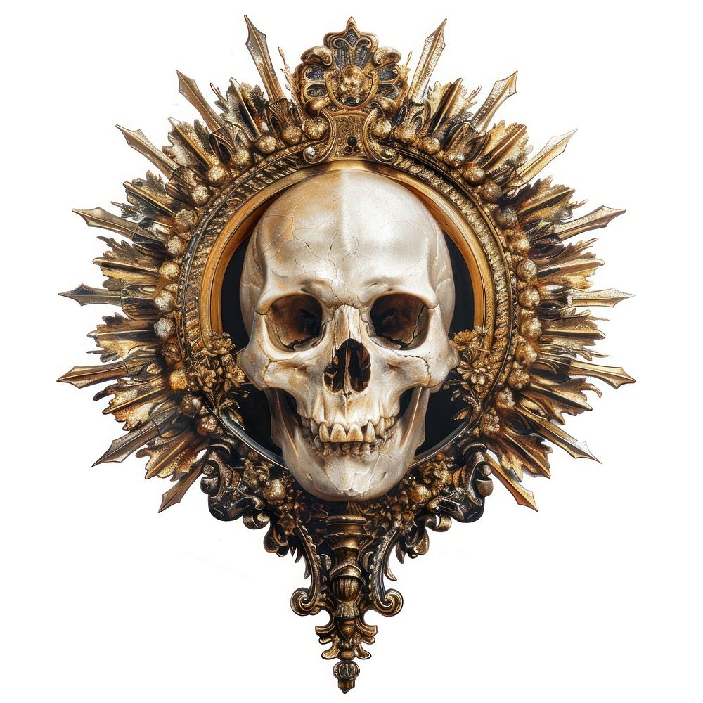 Saint skull style art accessories. | Free Photo Illustration - rawpixel