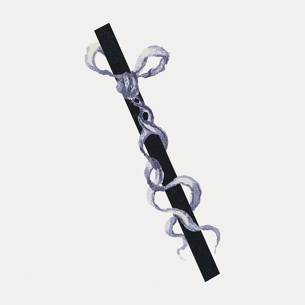 Backslash sign botanical calligraphic art, | Free Vector - rawpixel