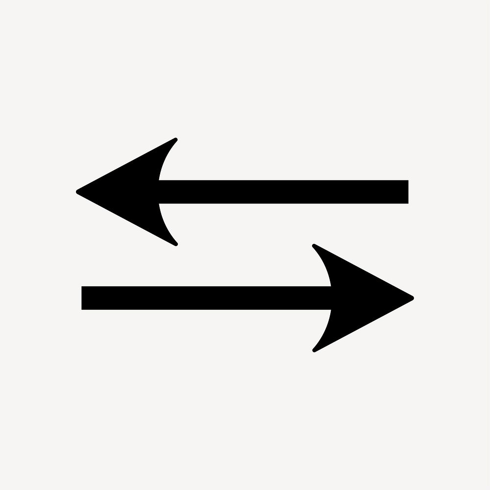 Bidirectional arrows icon design isolated | Premium Vector - rawpixel