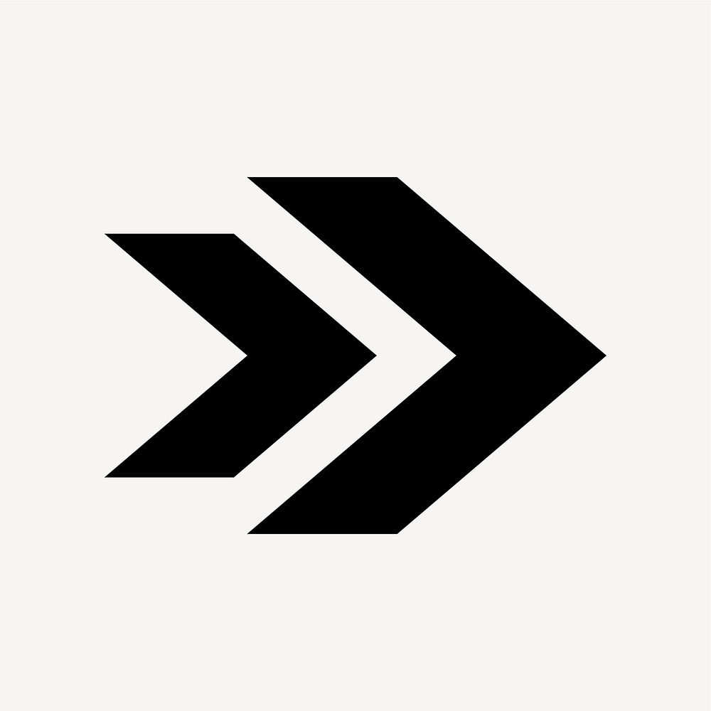 Bold geometric arrow design isolated | Premium Vector - rawpixel