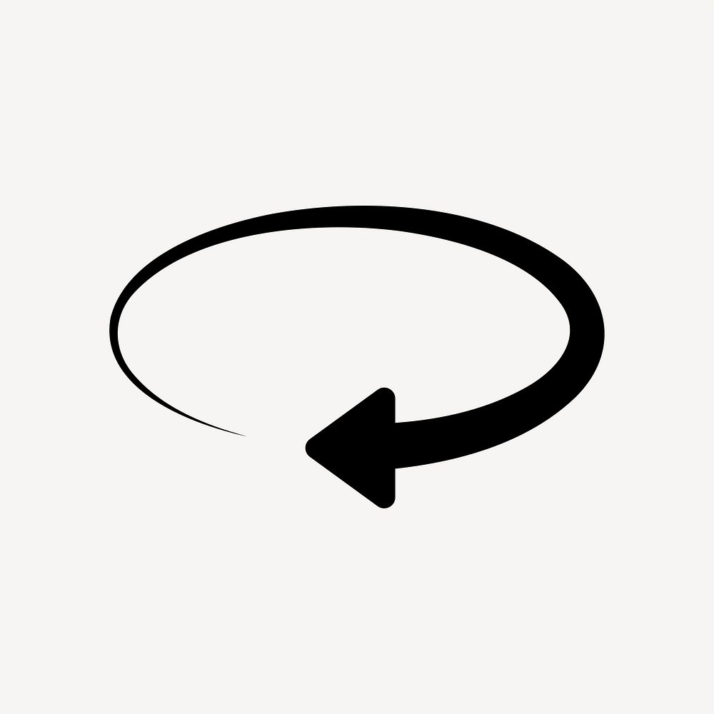 Simple arrow circular motion isolated | Free Photo Illustration - rawpixel