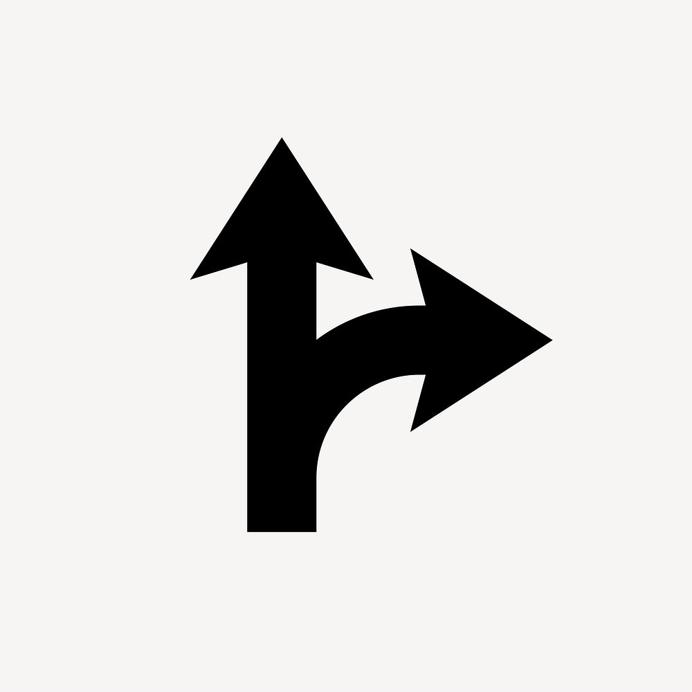 Directional arrows indicate choice isolated | Free Photo Illustration ...