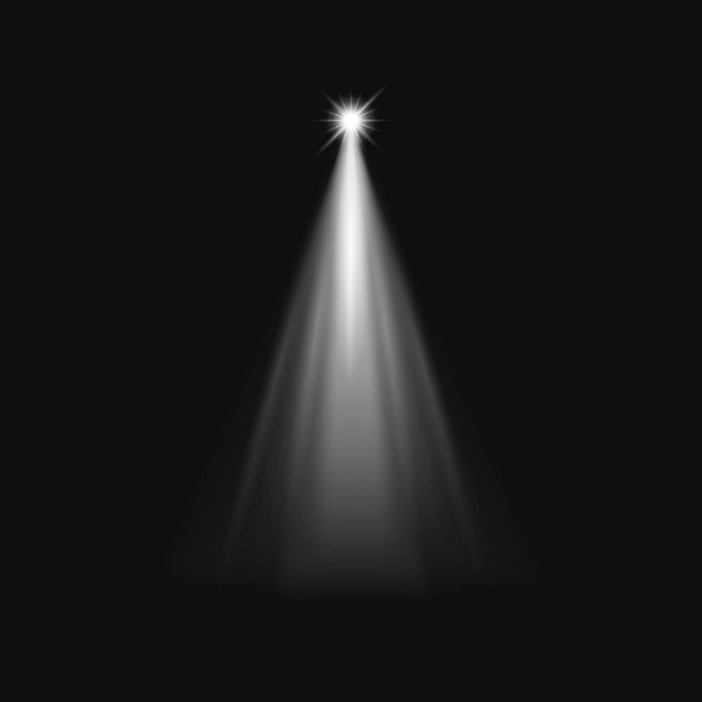 Bright spotlight, overlay effect vector | Free Vector - rawpixel