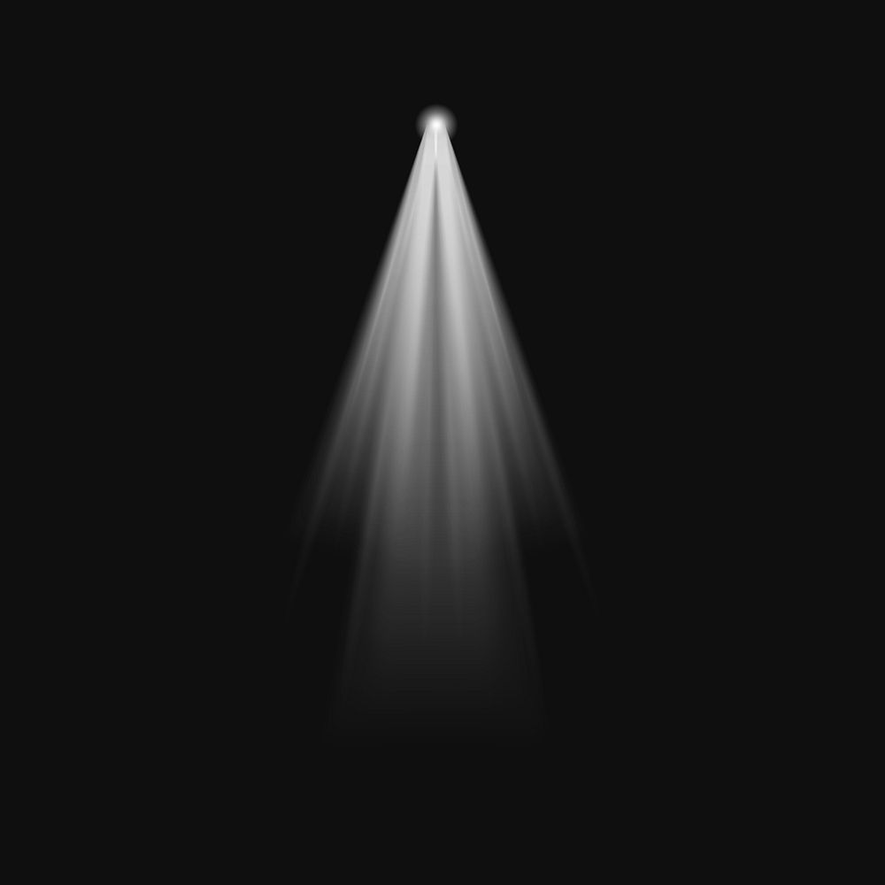Ethereal spotlight illuminates dark void, | Free Vector - rawpixel