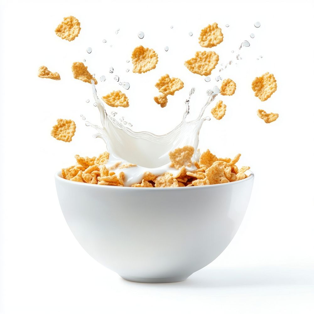 Cereal milk splashing bowl photography | Free Photo - rawpixel