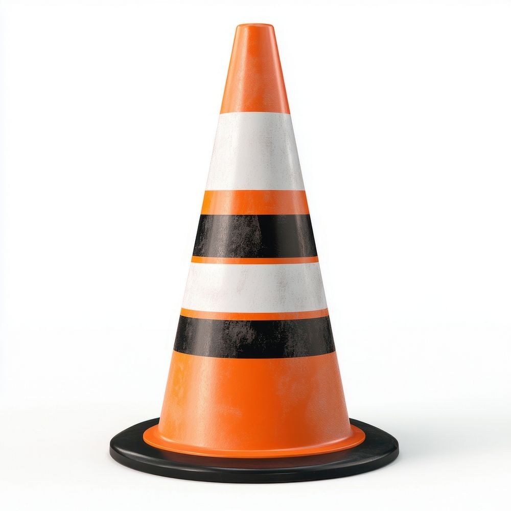 Traffic cone isolated construction management. | Free Photo - rawpixel