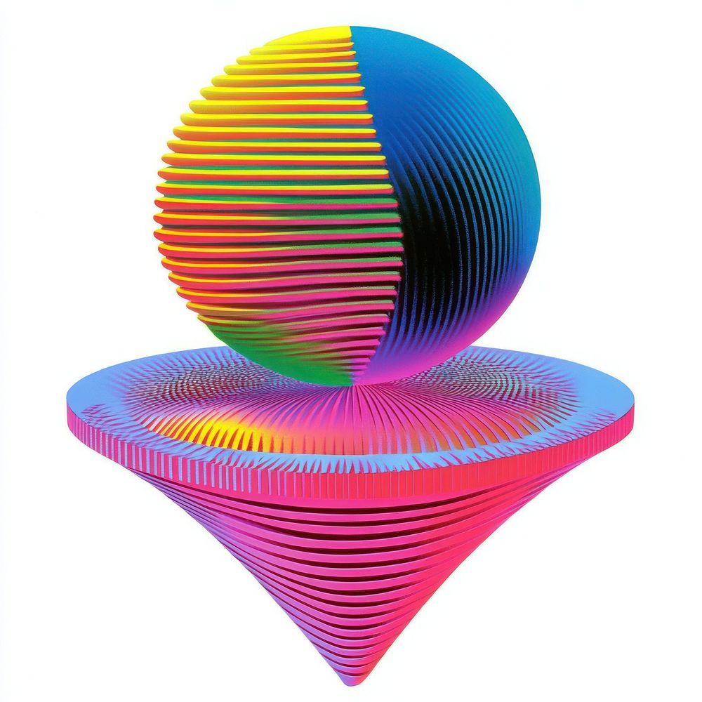 Abstract 3d sphere art illustration. | Free Photo Illustration - rawpixel