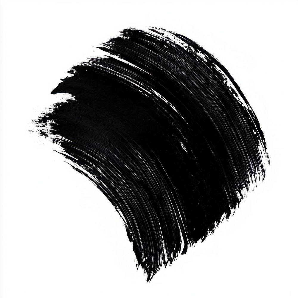Black circle stroke brushstroke silhouette | Free Photo Illustration ...