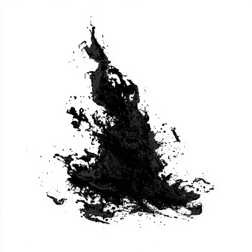 Black ink splash silhouette expression | Free Photo Illustration - rawpixel