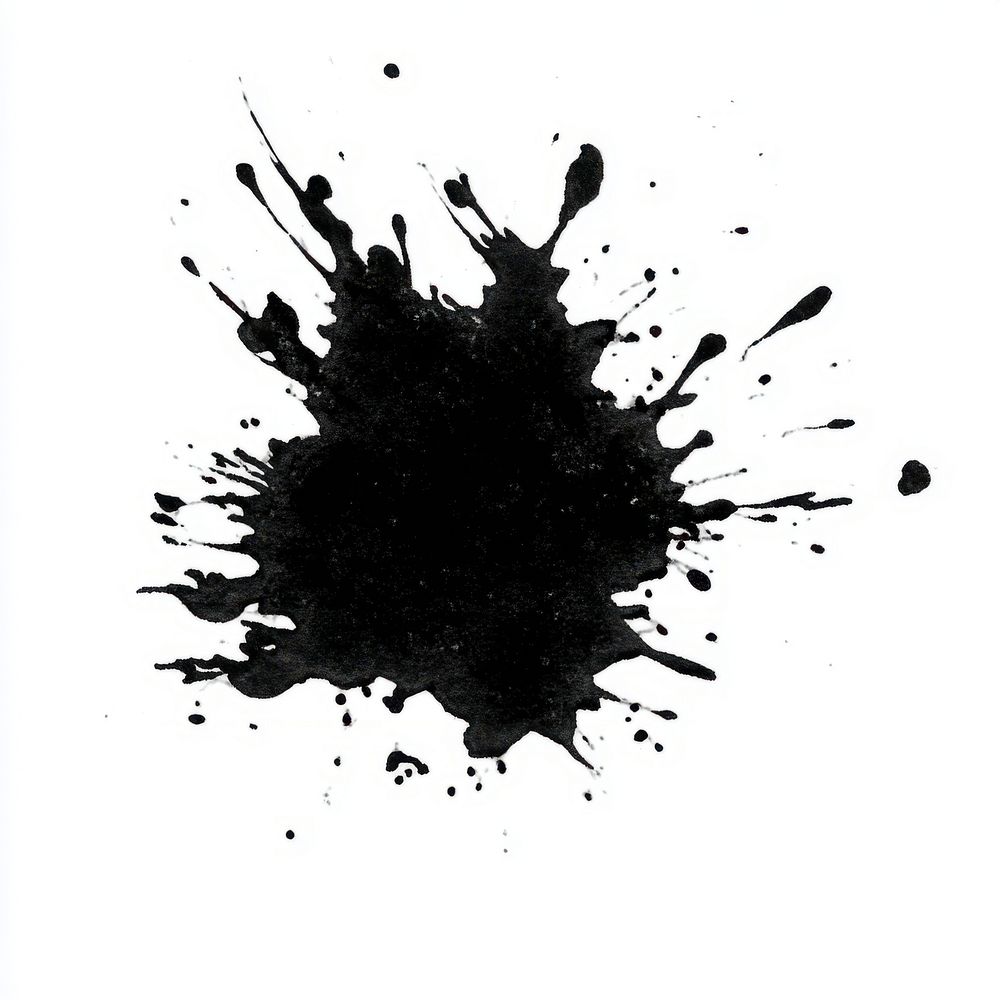 Black ink splash silhouette expression | Free Photo Illustration - rawpixel