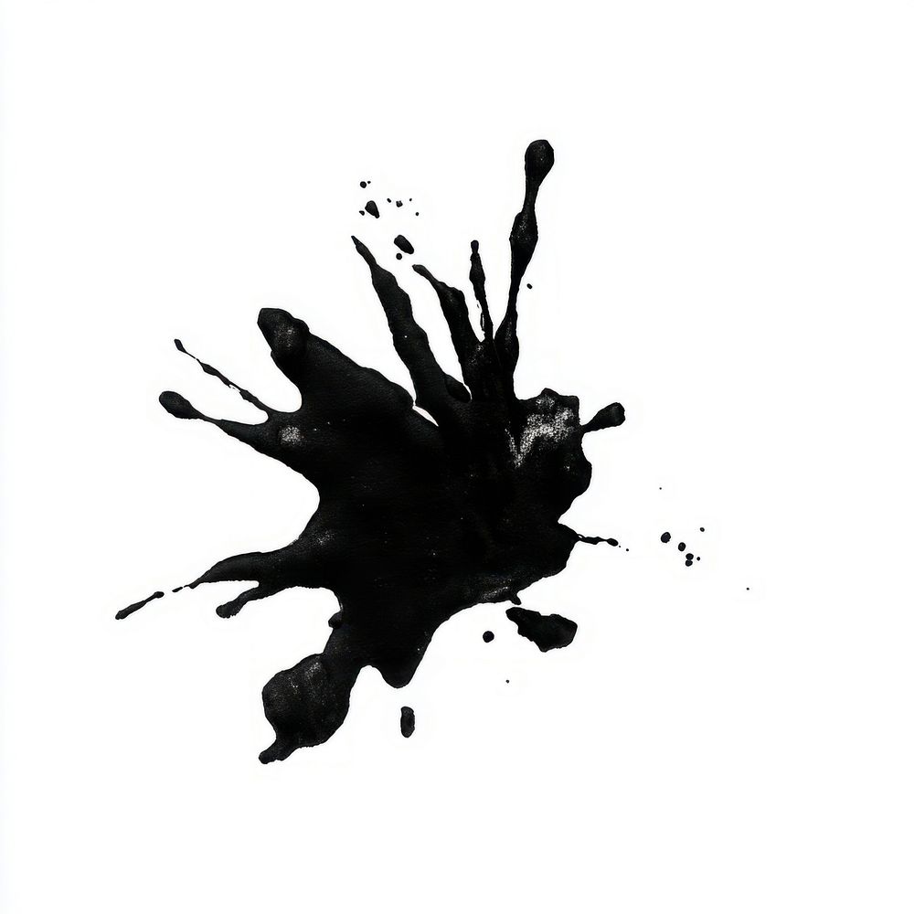 Black ink splash silhouette expression | Free Photo Illustration - rawpixel