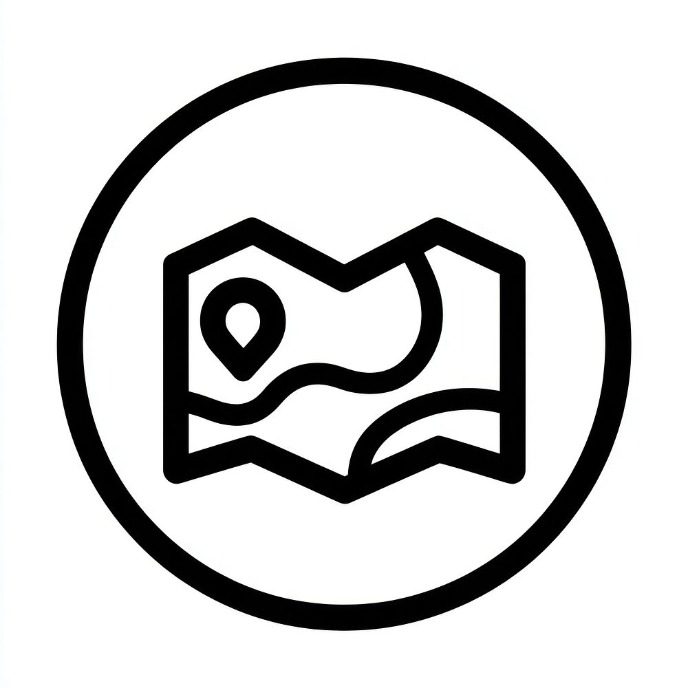 Map symbol icon illustration | Free Photo - rawpixel