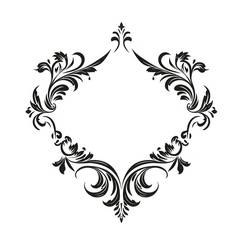 Vintage ornament frame graphic graphics | Free Photo Illustration ...