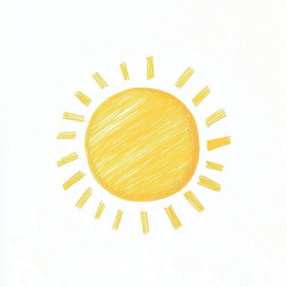 Sun illustration drawing yellow | Free Photo Illustration - rawpixel