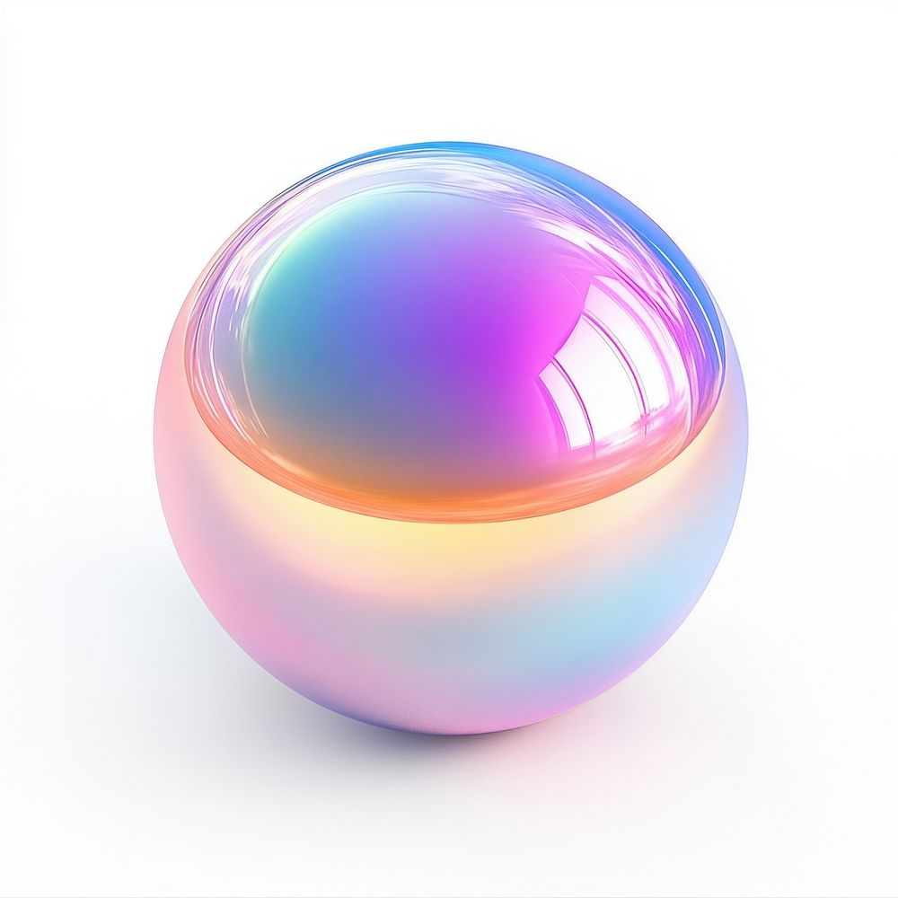 A sphere transparent background gradient | Free Photo Illustration ...