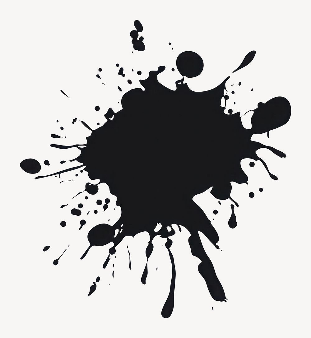 Ink splash silhouette black outdoors | Free Vector - rawpixel