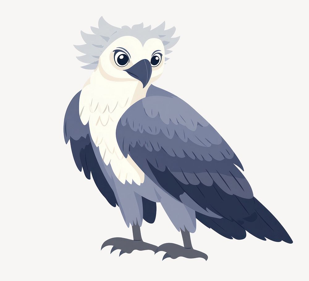 Illustration Harpy Eagle cartoon eagle | Free Vector - rawpixel