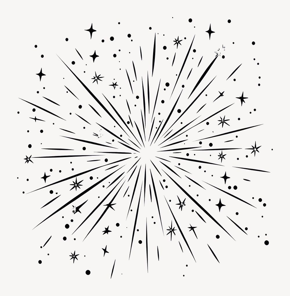 Sparkle effect illustration fireworks explosion | Free Vector - rawpixel